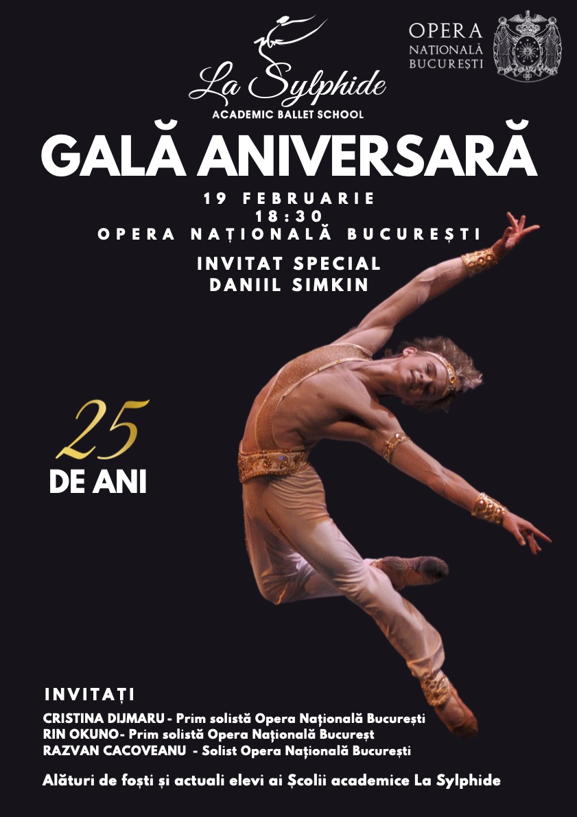 CREDIDAM – Gala Aniversară La Sylphide pe scena Operei Naționale București