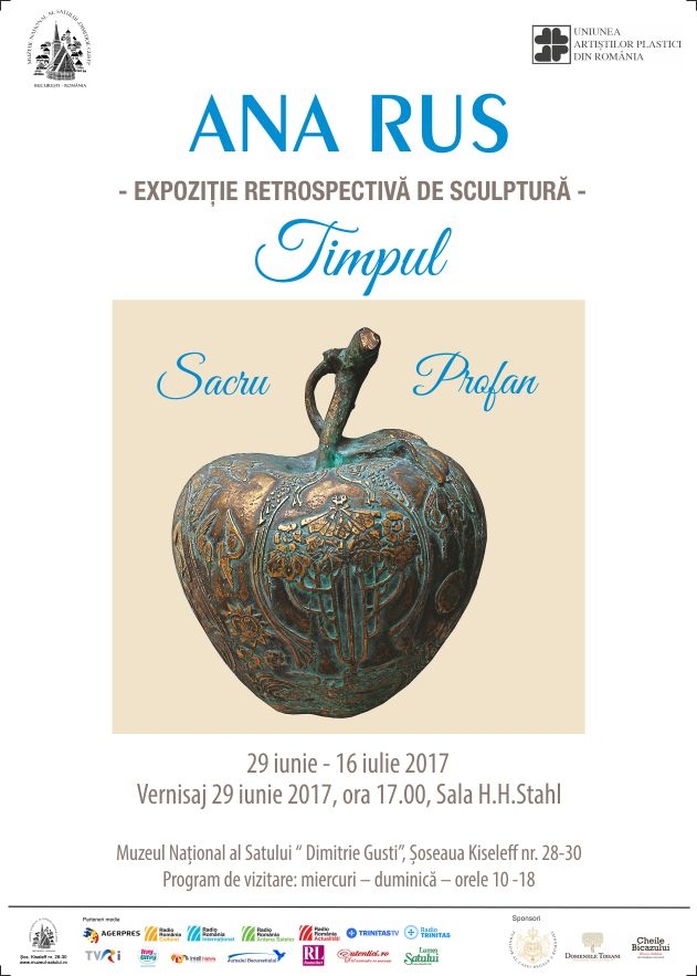CREDIDAM – Expoziţie retrospectivă Ana Rus ”Timpul – între Sacru şi Profan”