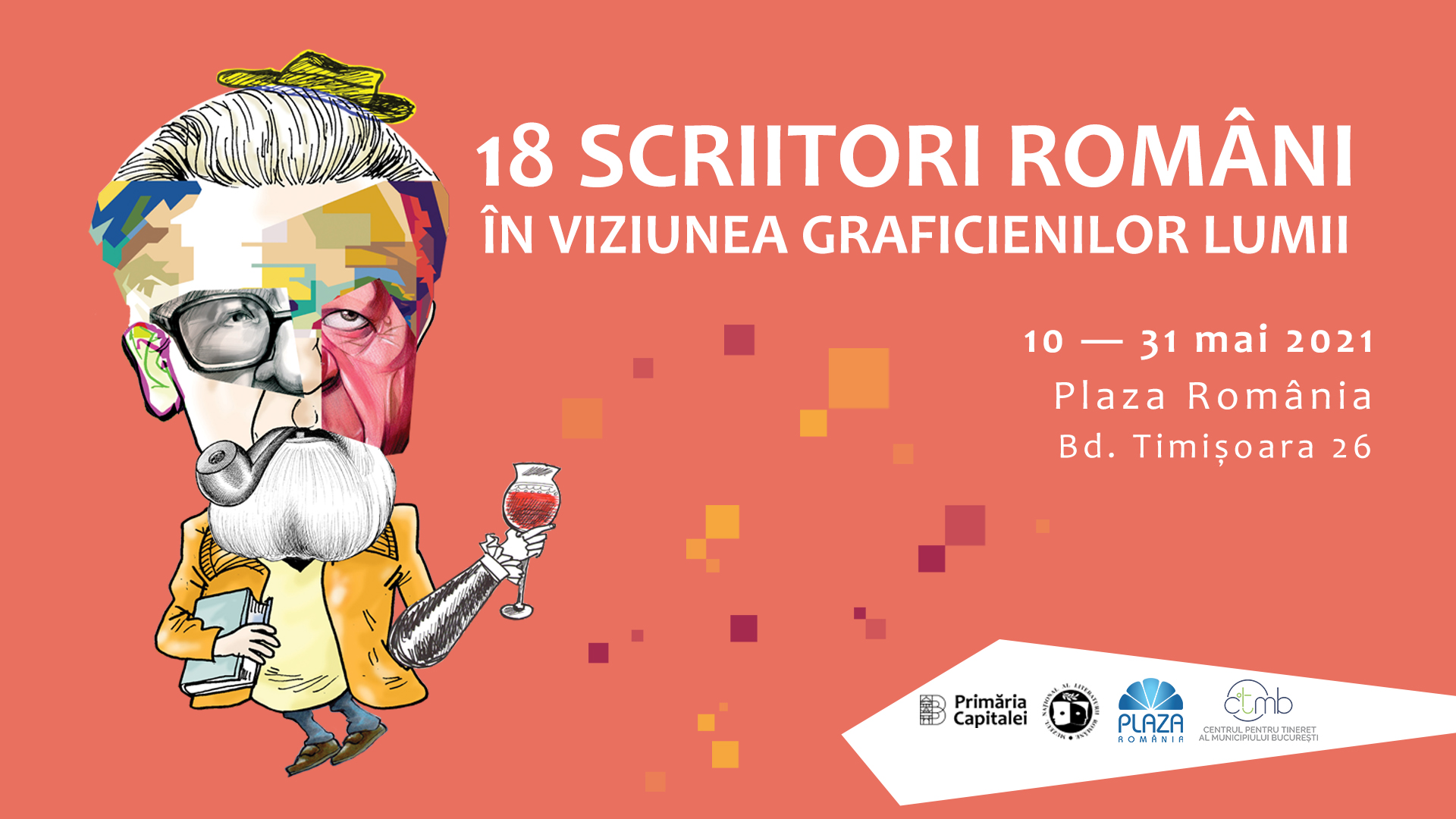 CREDIDAM – 18 scriitori români în viziunea graficienilor lumii