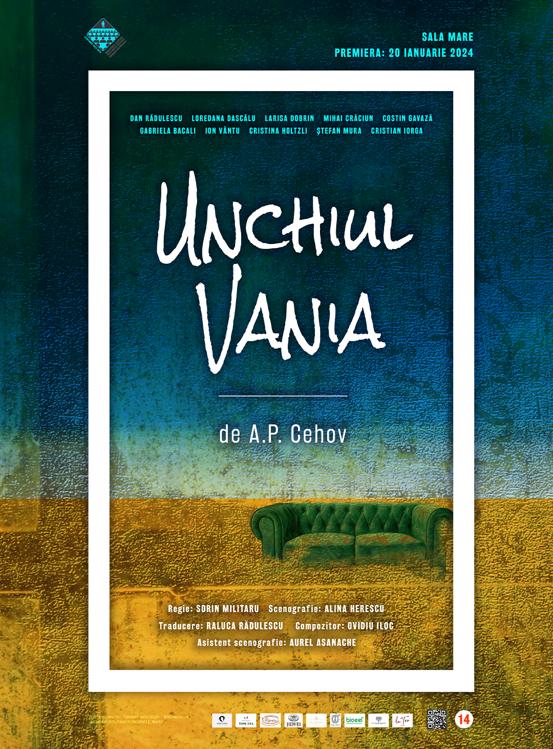 CREDIDAM – Premieră la Teatrul Naţional din Târgu-Mureş: „Unchiul Vania ...