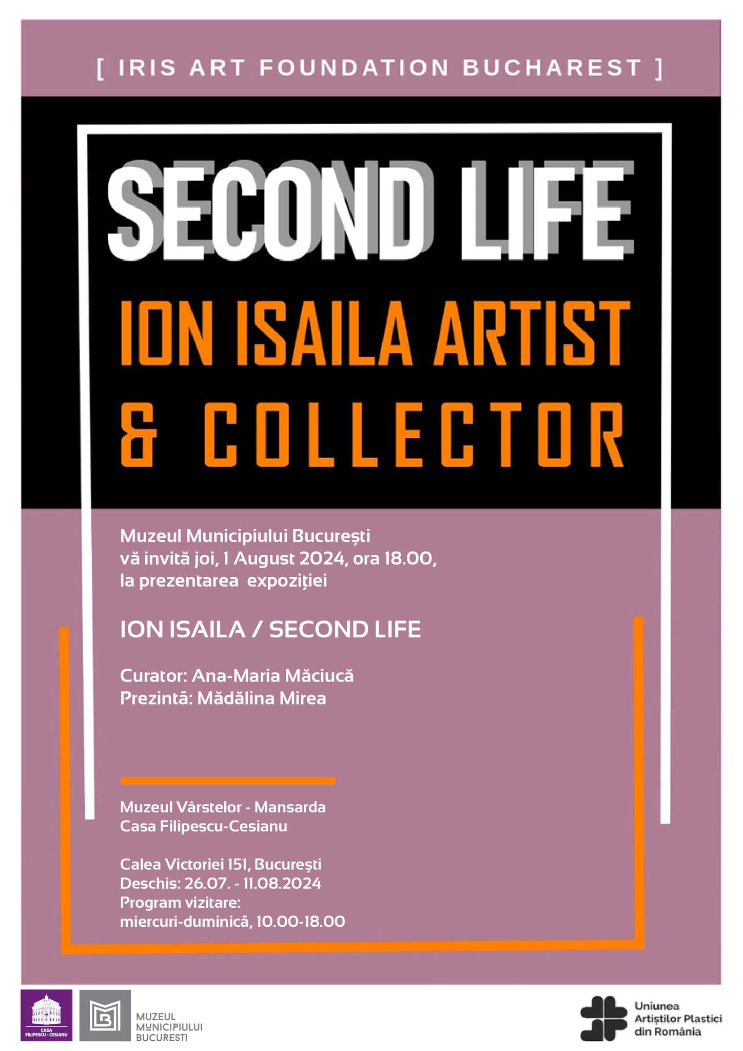CREDIDAM – Deschiderea expoziției Second Life – Ion Isaila Art ...